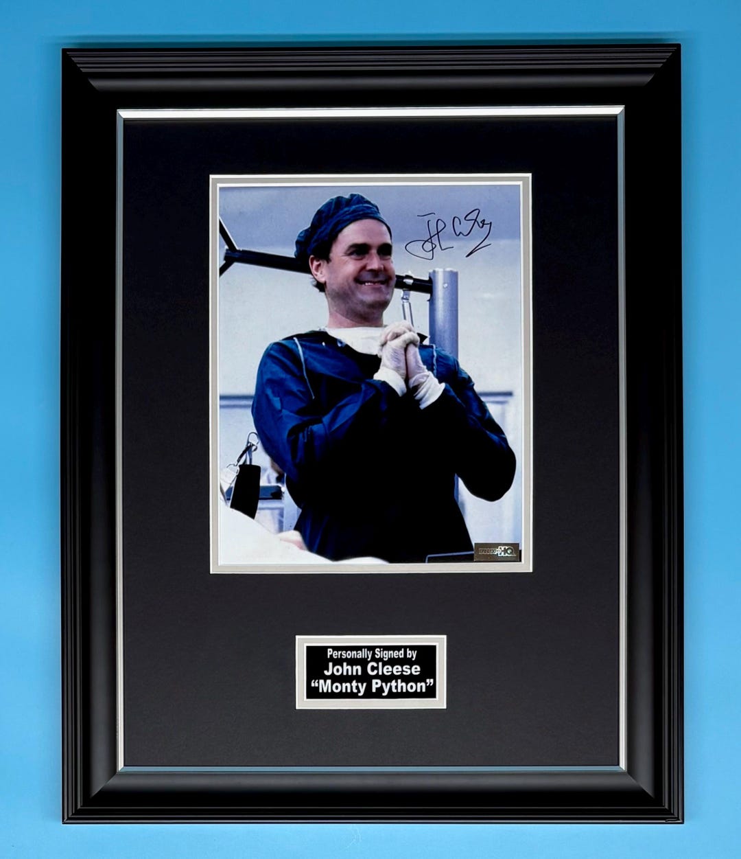 John Cleese Signed Photo in Luxury Handmade Wooden Frame & AFTAL Member ...