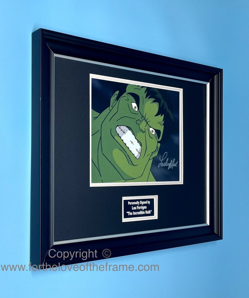 Lou Ferrigno Signed the Incredible Hulk Photo in Luxury Handmade Wooden ...