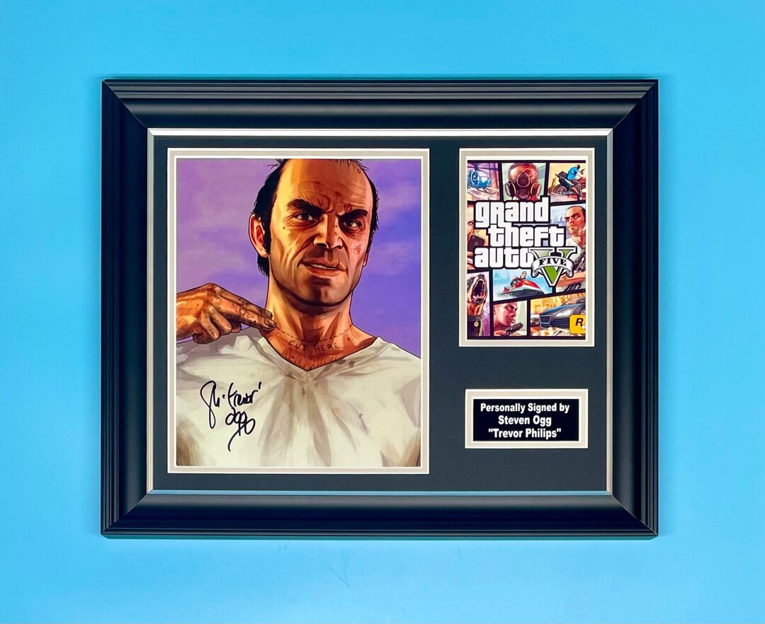 Steven Ogg Signed Photo in Luxury Handmade Wooden Frame &AFTAL Member ...