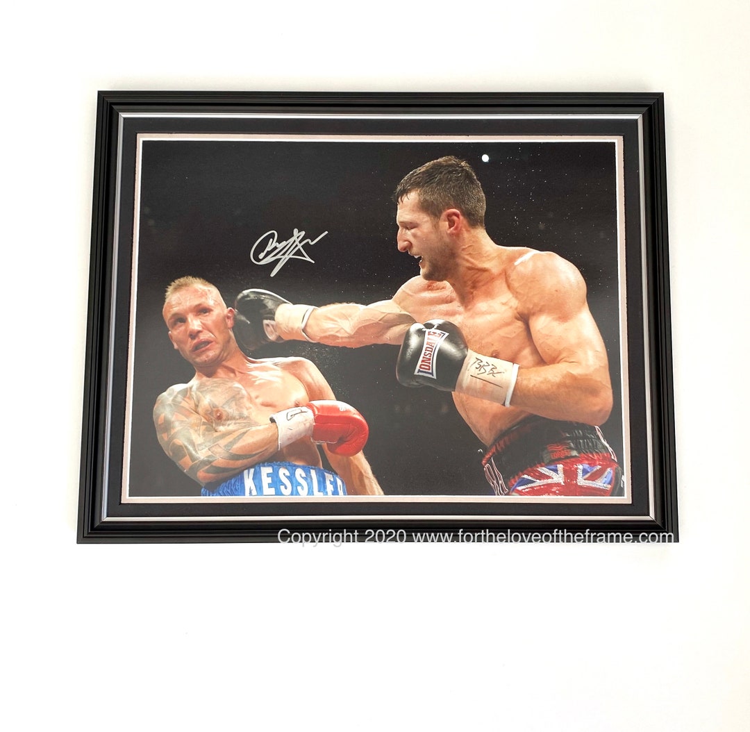 Carl Froch Signed Autograph Boxing Memorabilia Kessler Fight Photo in ...
