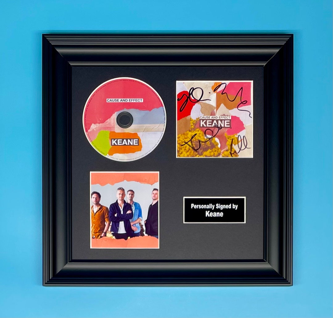 Keane Signed Photo & CD in Luxury Handmade Wooden Frame With AFTAL ...