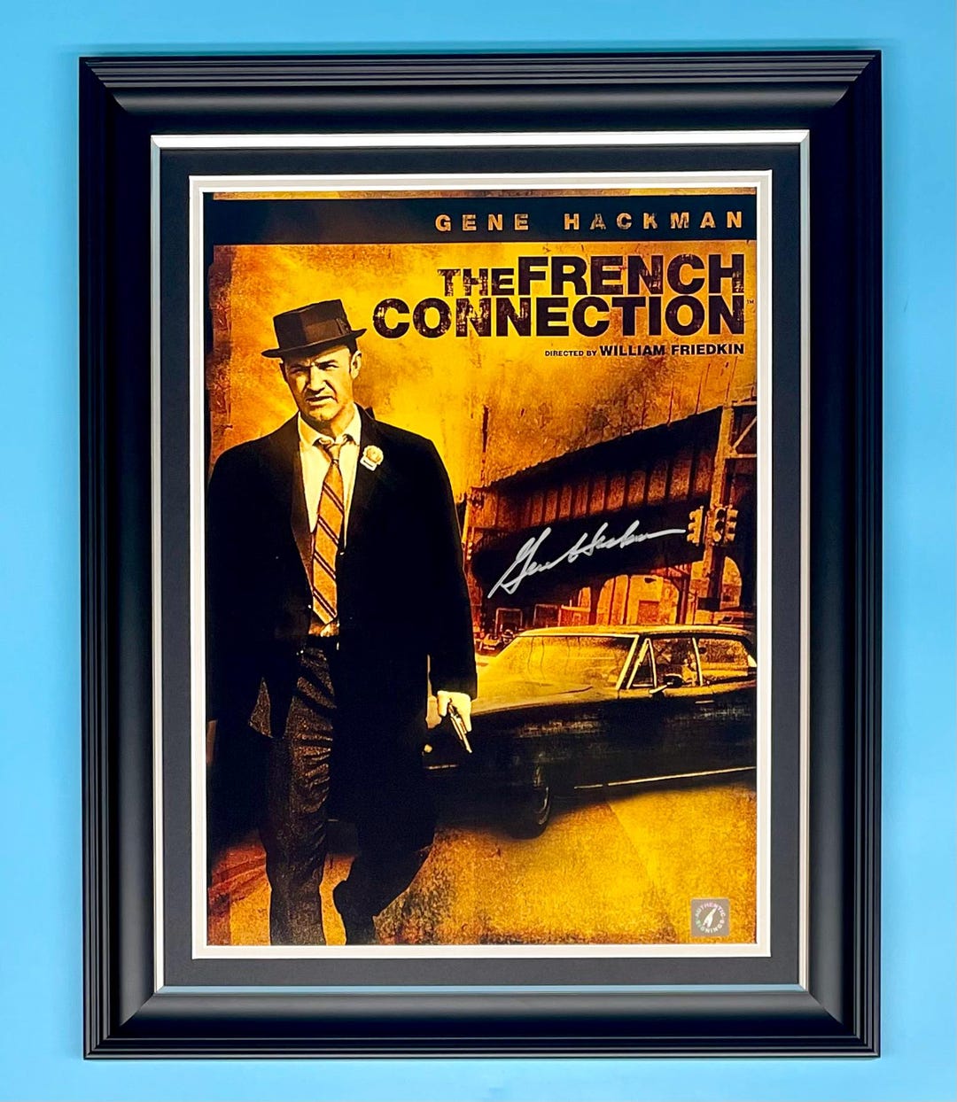 Gene Hackman Signed Photo in Luxury Handmade Wooden Frame &AFTAL Member ...