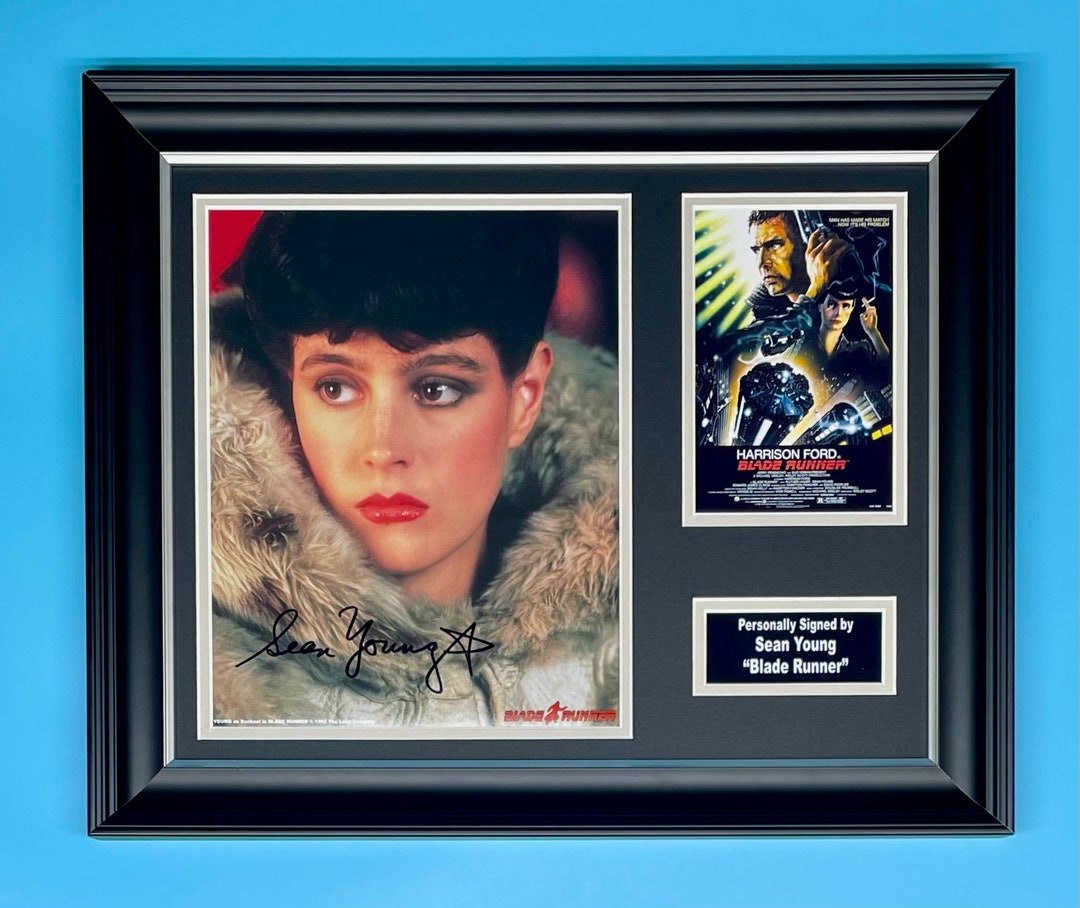 Sean Young Signed Photo in Luxury Handmade Wooden Frame & AFTAL Member ...