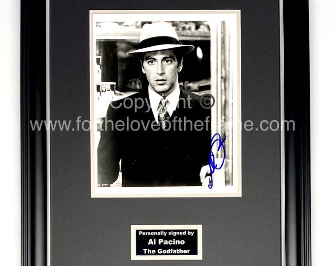 Al Pacino - the Godfather - Michael Corleone - Genuine Hand Signed ...