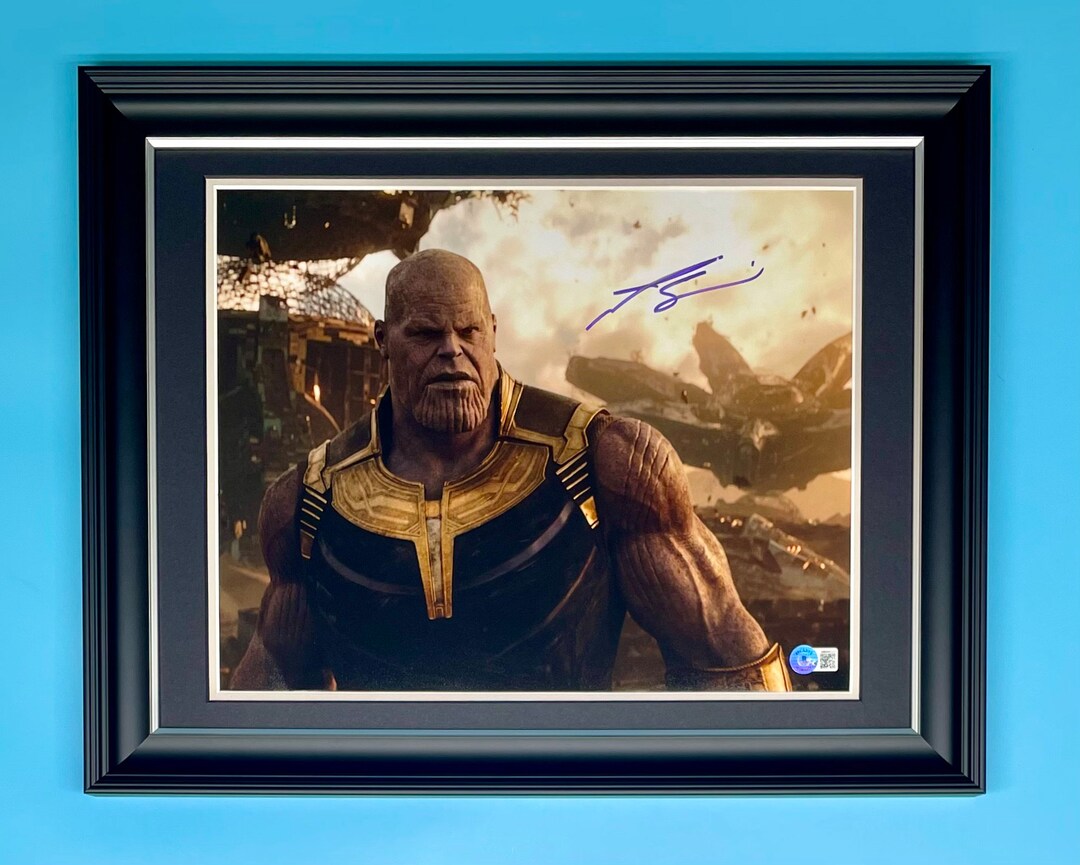 Josh Brolin Signed Photo in Luxury Handmade Wooden Frame With Beckett ...