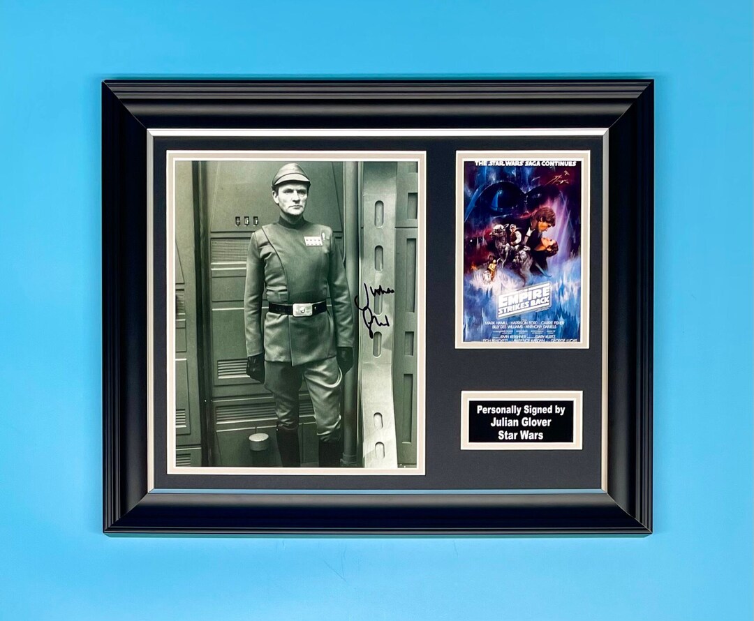 Julian Glover Signed Photo in Luxury Handmade Wooden Frame & COA ...