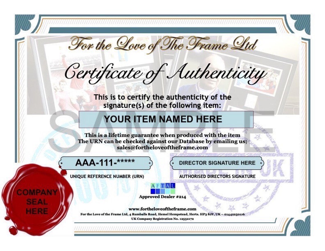 Lily Allen Signed Photo in Luxury Handmade Wooden Frame With AFTAL ...