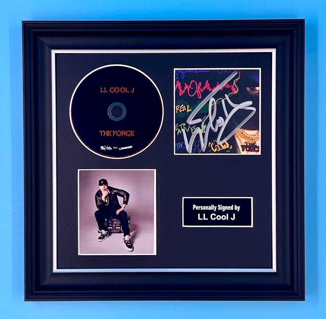 LL Cool J Signed Photo & CD in Luxury Handmade Wooden Frame With COA ...