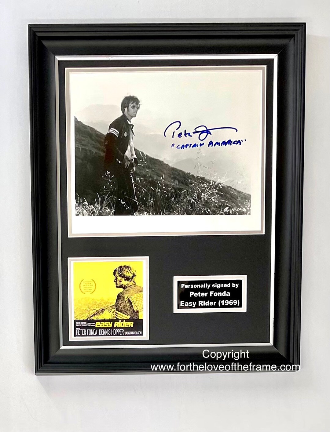 Peter Fonda Signed Autograph Movie Memorabilia Easy Rider Film - Etsy