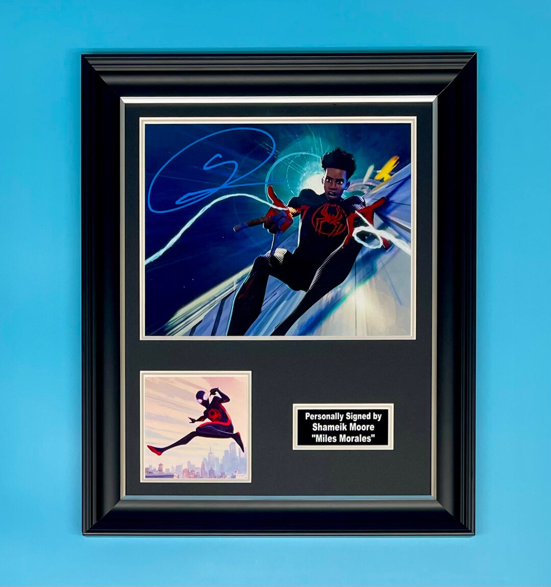 Shameik Moore Signed Photo in Luxury Handmade Frame &COA Autograph ...