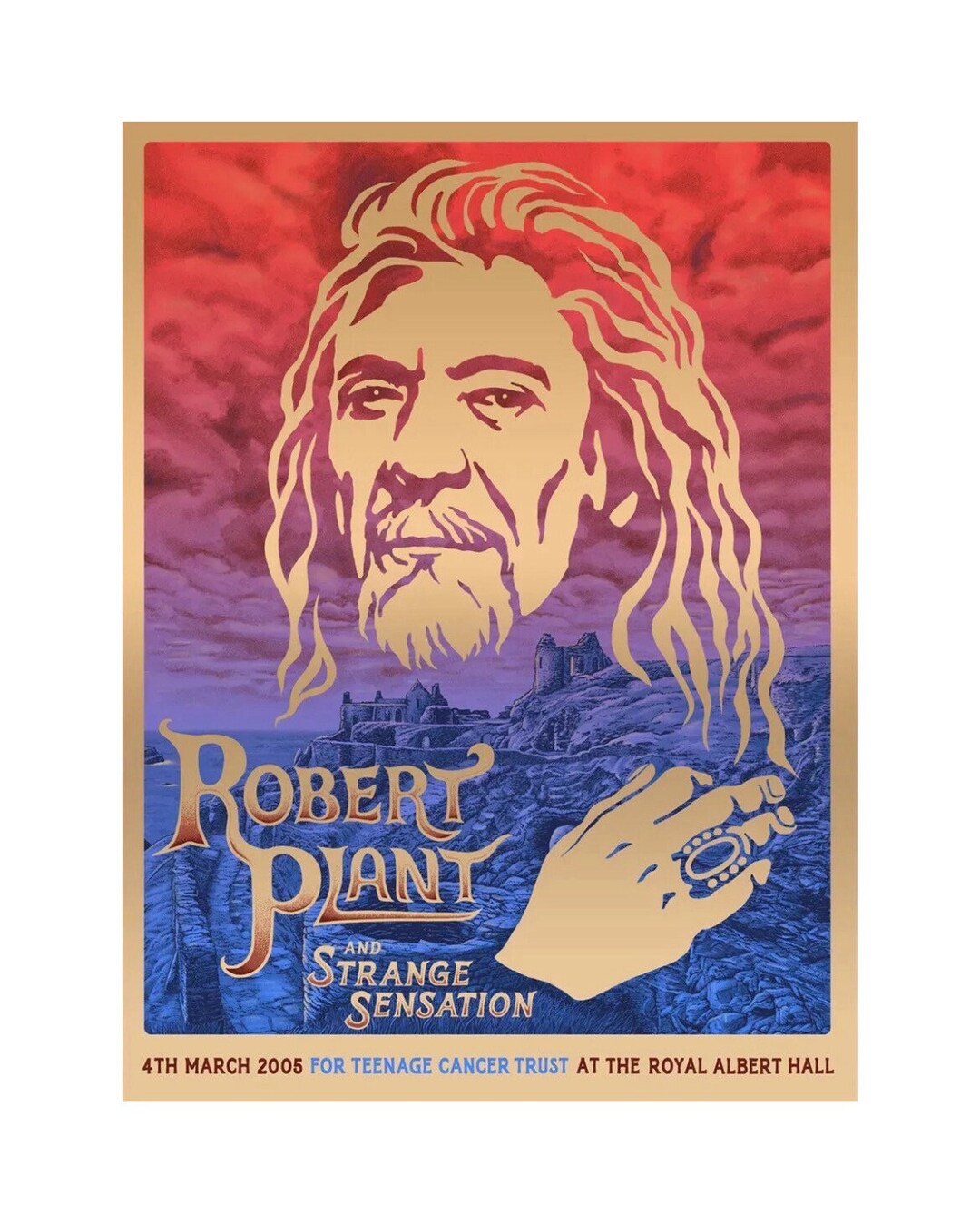Robert Plant Signed Poster Limited Edition 5/100 From Teenage Cancer ...