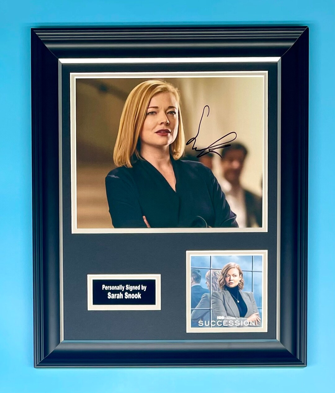Sarah Snook Signed Photo in Luxury Handmade Wooden Frame With Photo ...