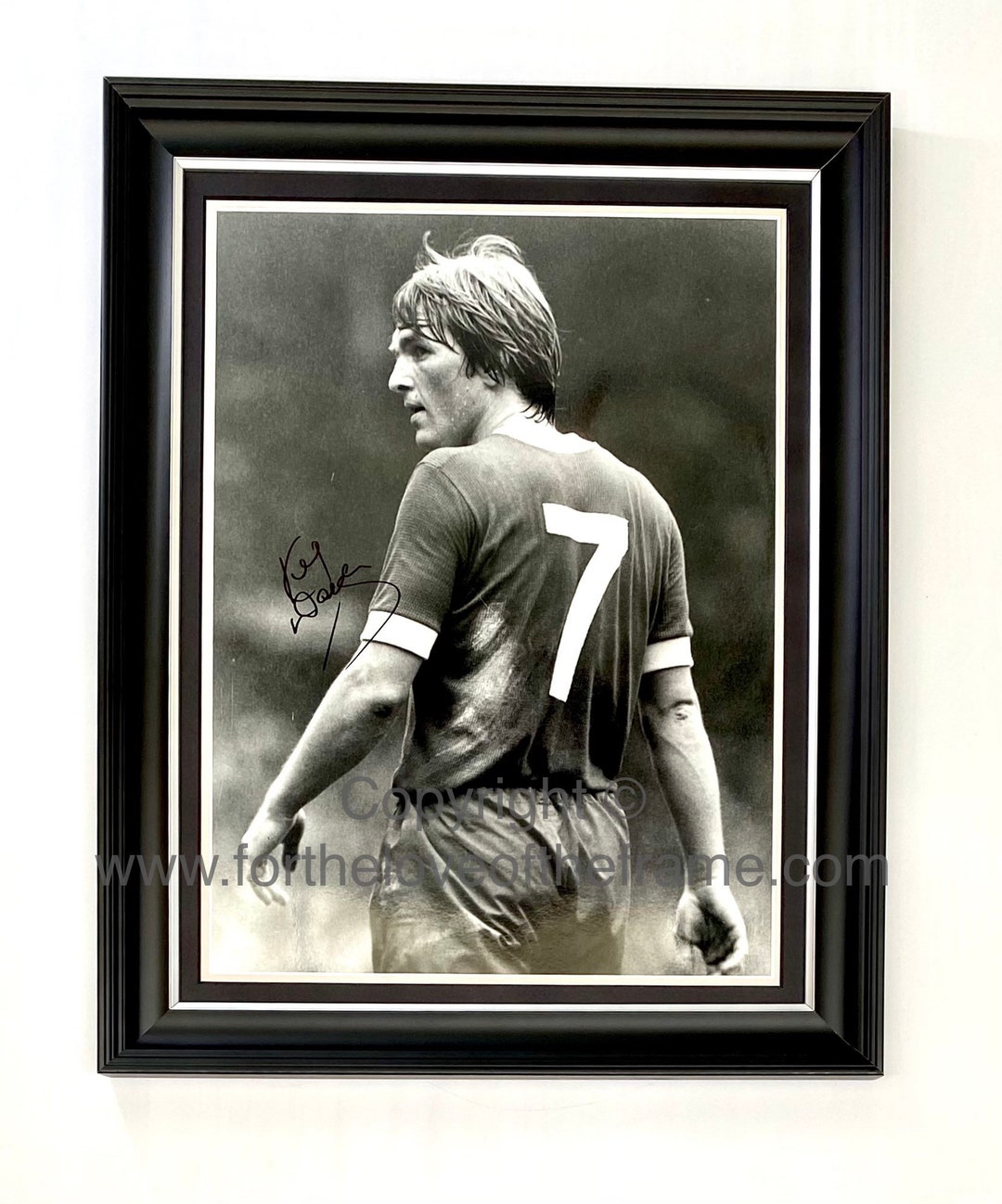 Kenny Dalglish Signed Autograph Football Soccer Memorabilia Liverpool ...