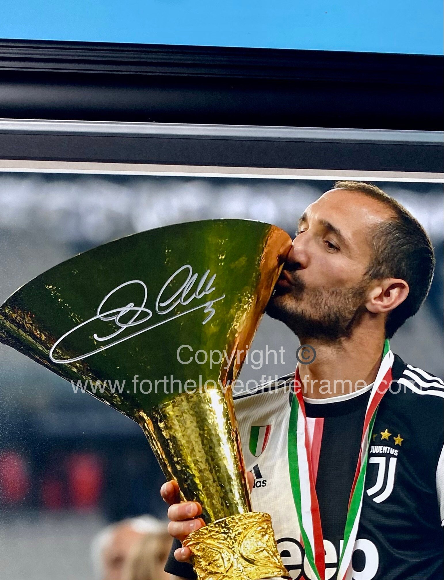 Giorgio Chiellini Signed Autograph Football Soccer Memorabilia Juventus ...