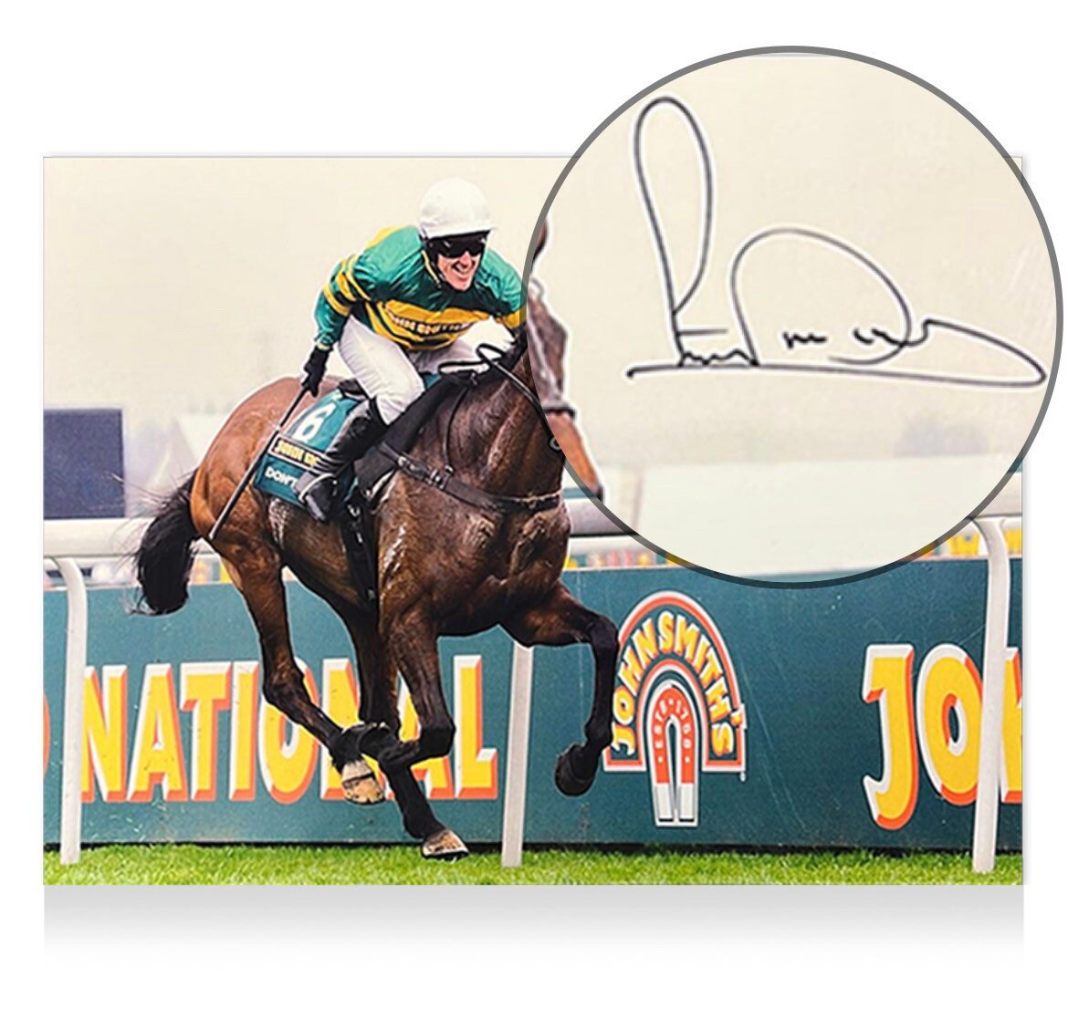 AP Mccoy Signed Autograph Horse Racing Memorabilia 2010 Grand National ...