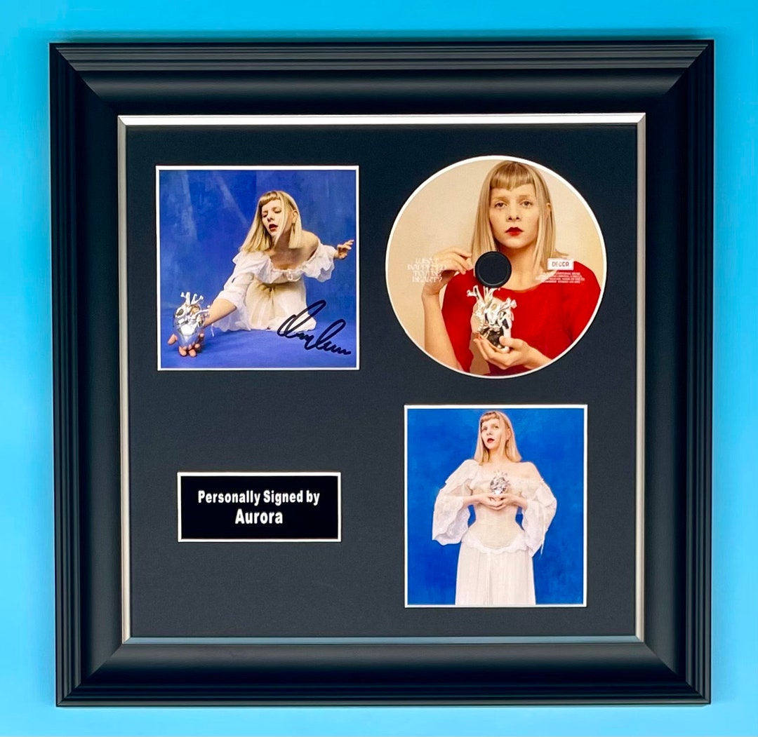 Aurora Signed Photo & CD in Luxury Handmade Wooden Frame With AFTAL ...