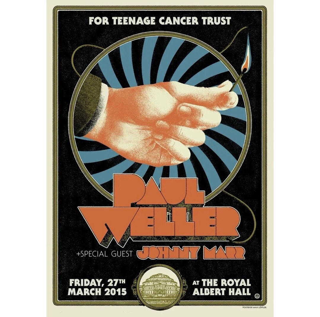 Paul Weller Signed Limited Edition Poster & AFTAL Member COA Autograph ...