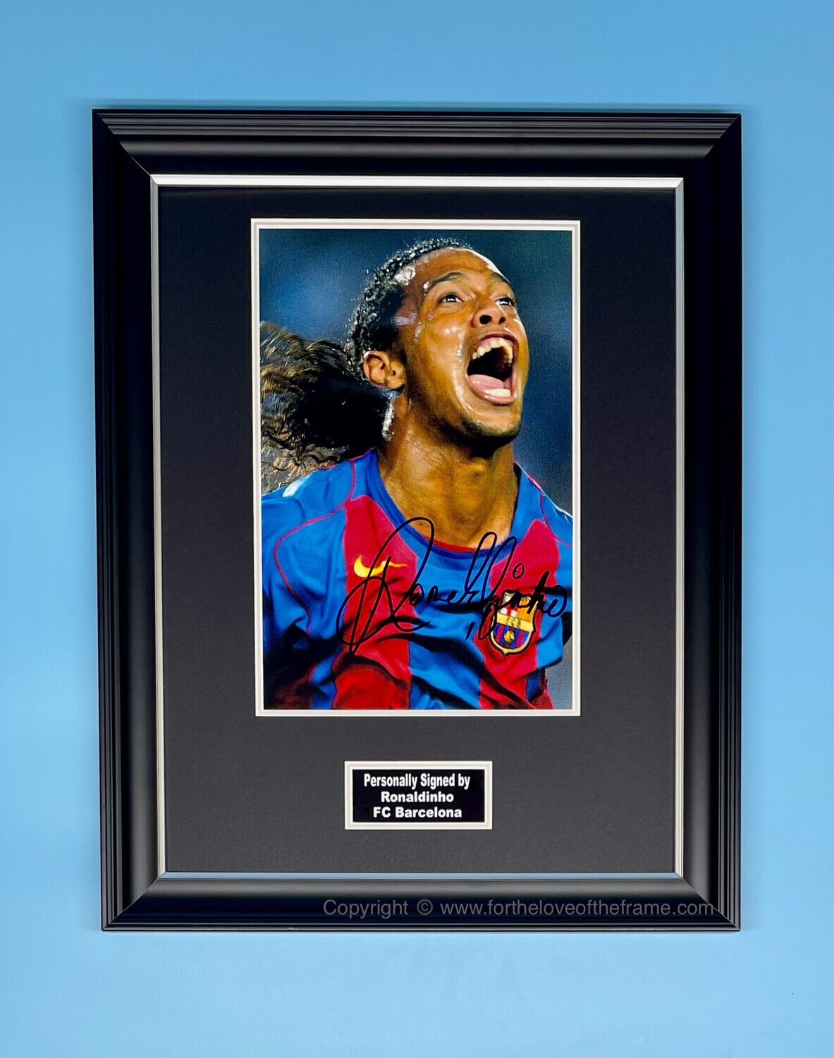 Ronaldinho Signed Autograph Soccer Football Memorabilia FC - Etsy