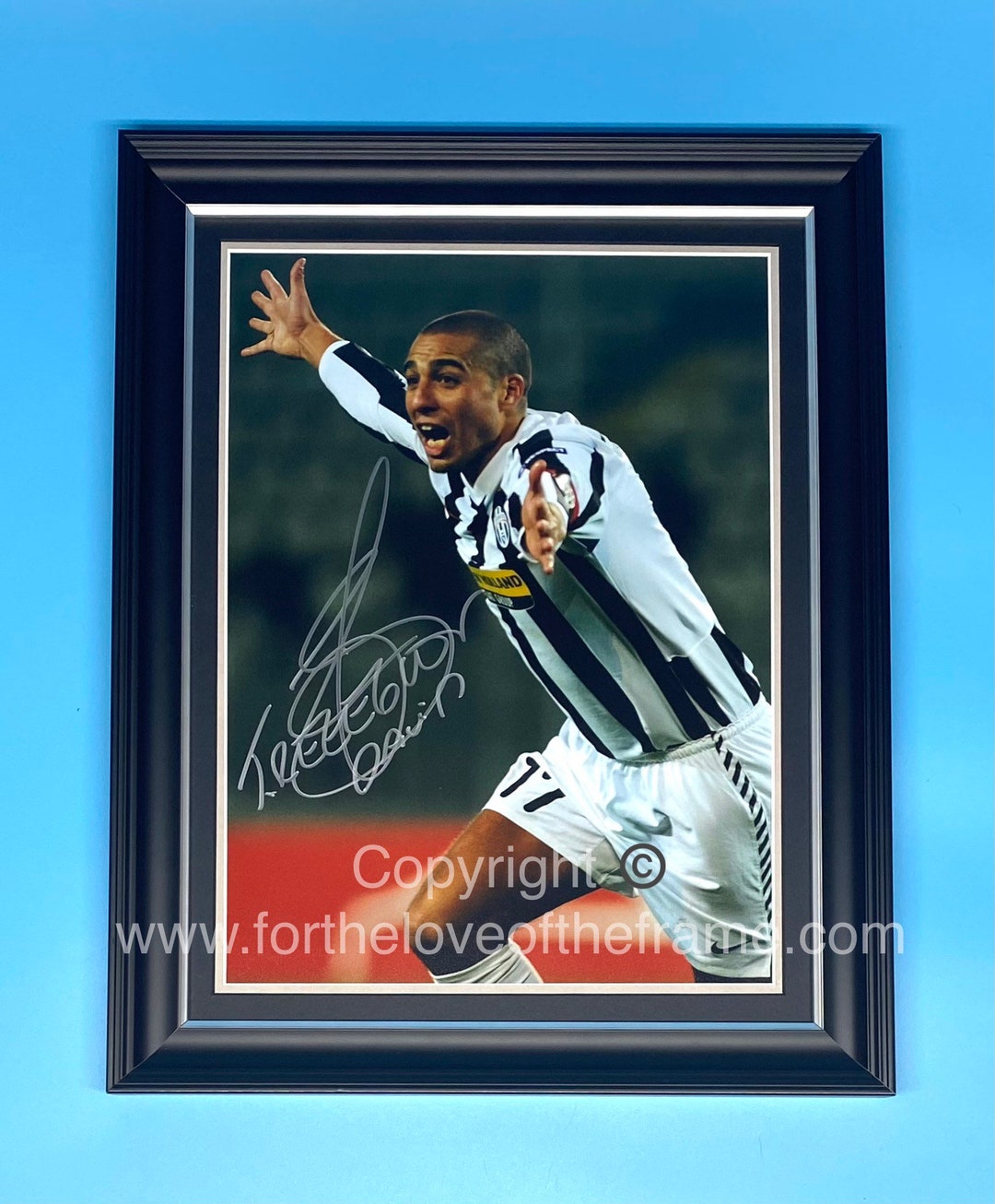 David Trezeguet Signed Autograph Football Soccer Memorabilia Juventus ...