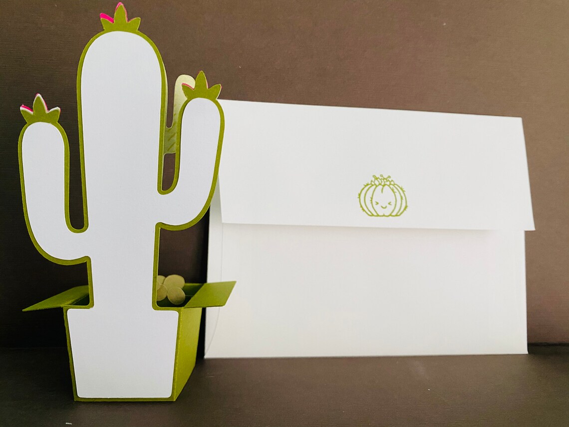 3D Stand up Card - Cactus - Etsy