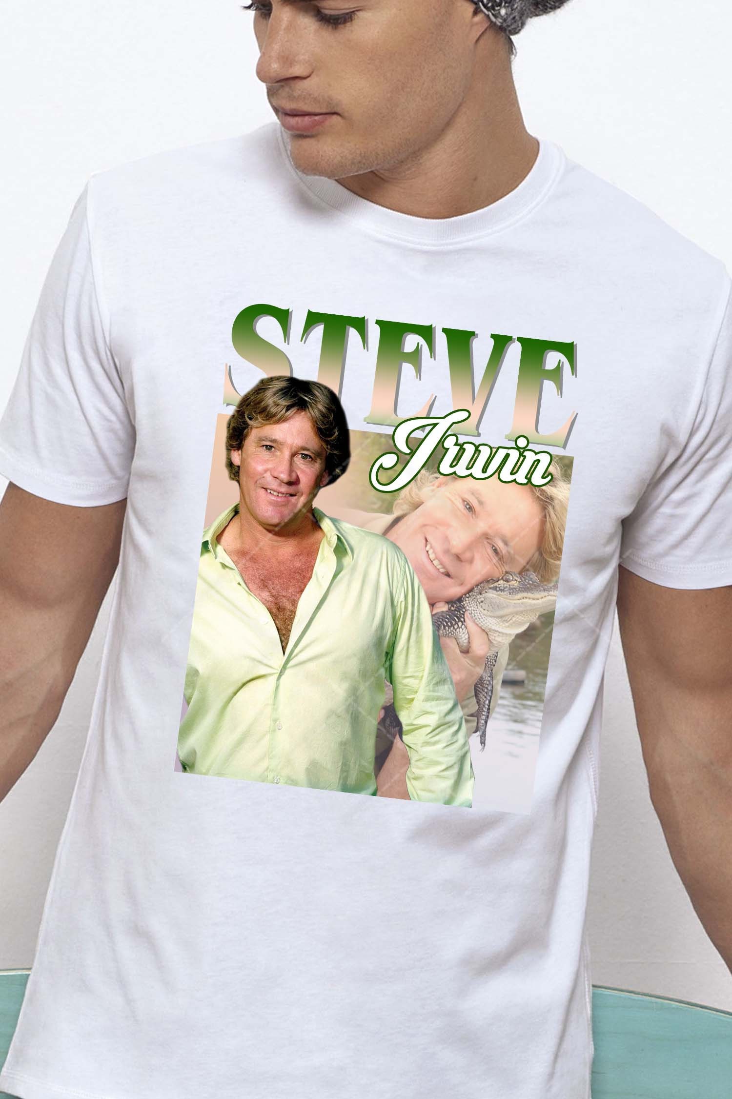 Vintage Graphic Steve Irwin Shirt, the Crocodile Hunter Shirt, Fans ...