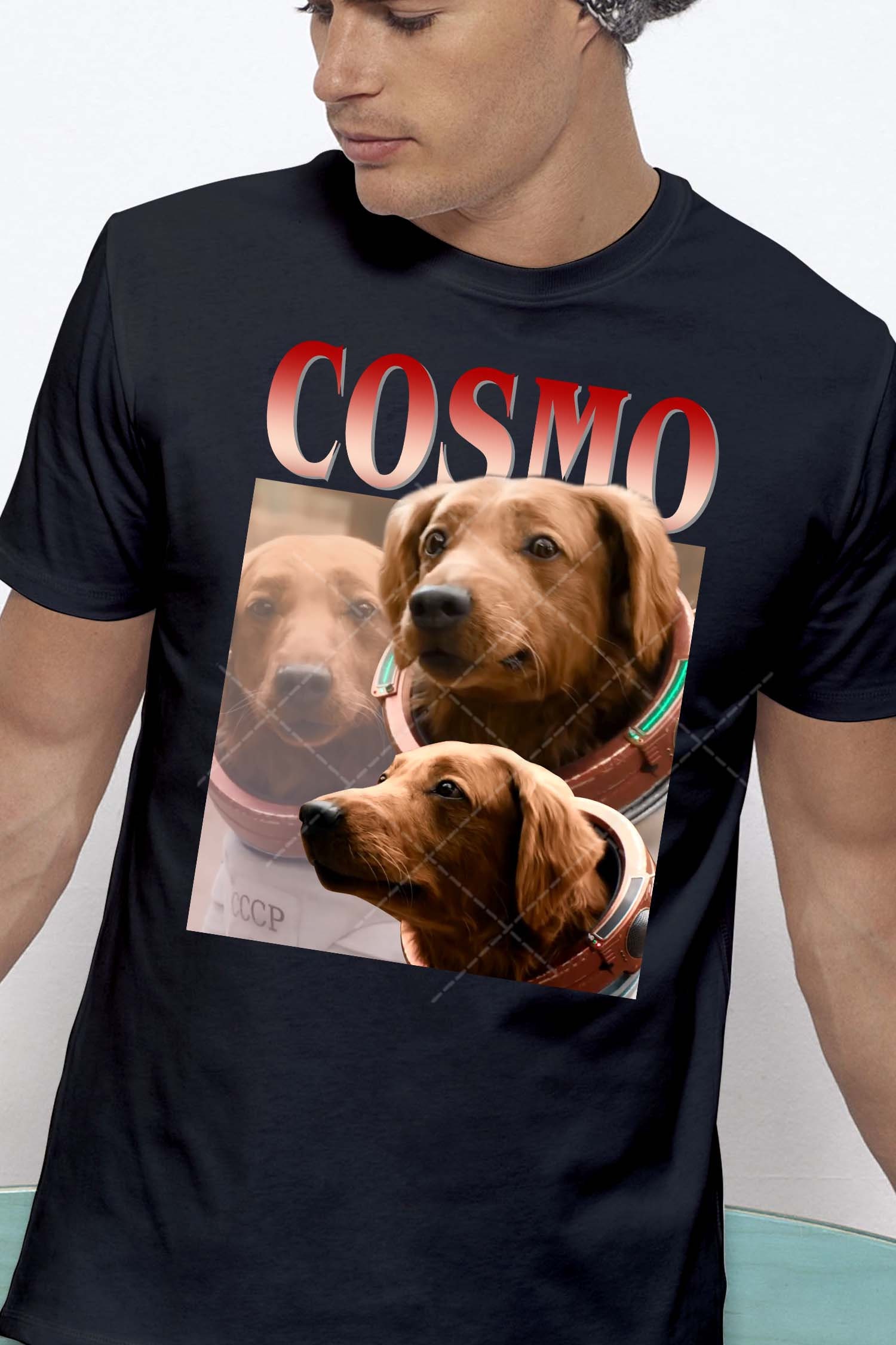 Vintage Graphic COSMO Shirt, the Spacedog Shirt, the Guardian of the ...