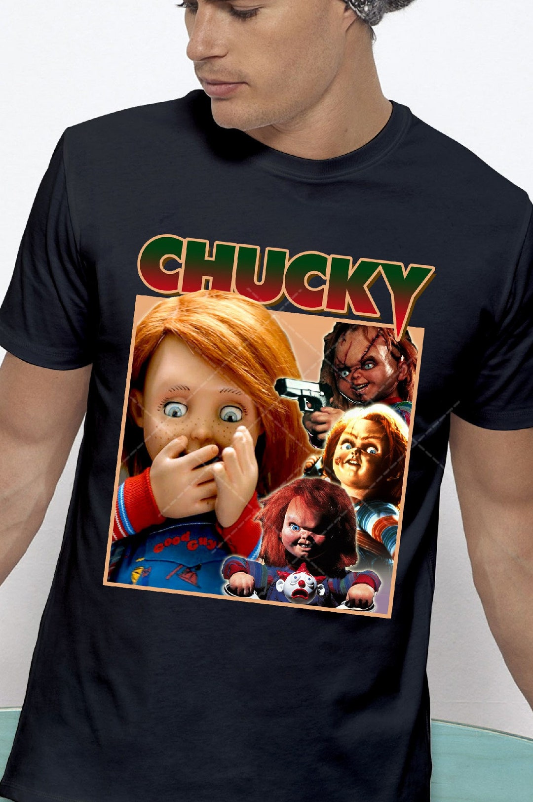 CHUCKY Vintage Shirt, CHUCKY Homage Tshirt, CHUCKY Fan Tees, Chucky ...