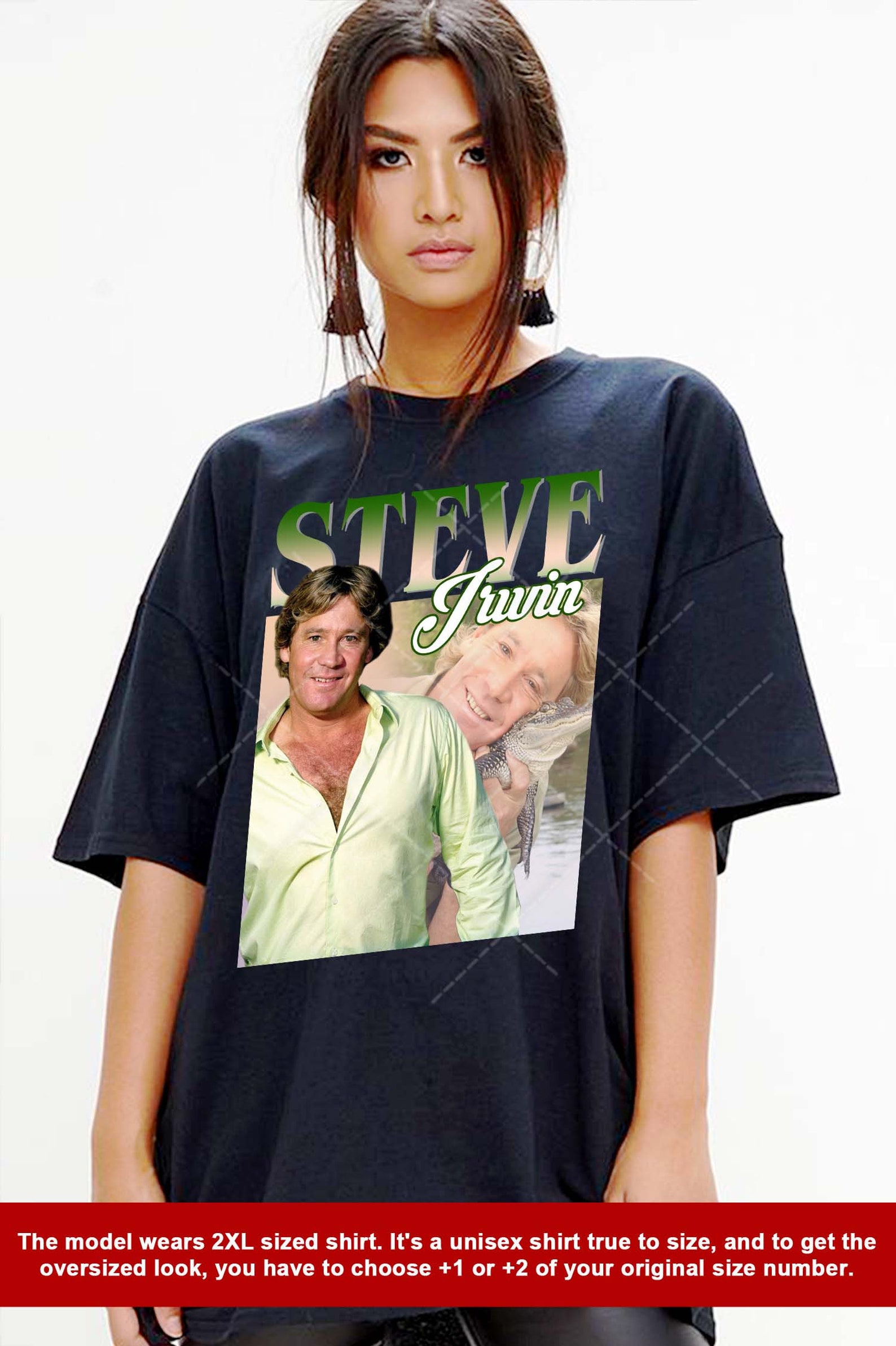 Vintage Graphic Steve Irwin Shirt, the Crocodile Hunter Shirt, Fans ...