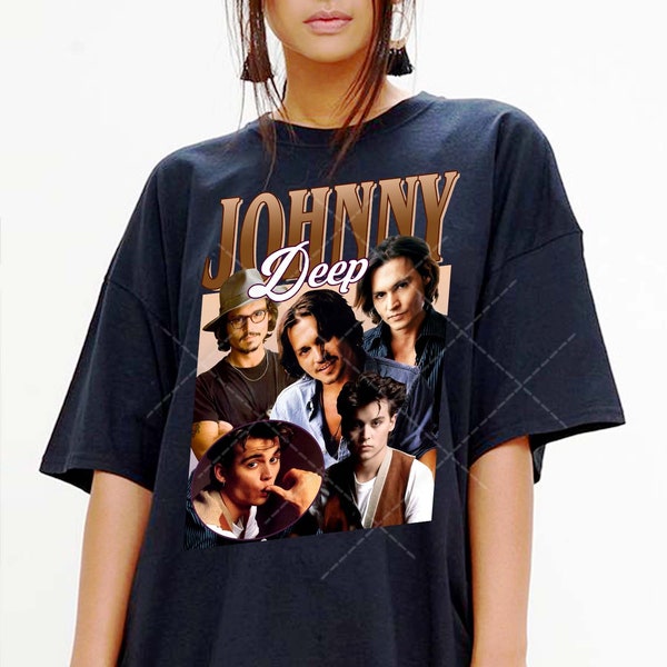 Johnny Depp Graphic Shirt - Etsy