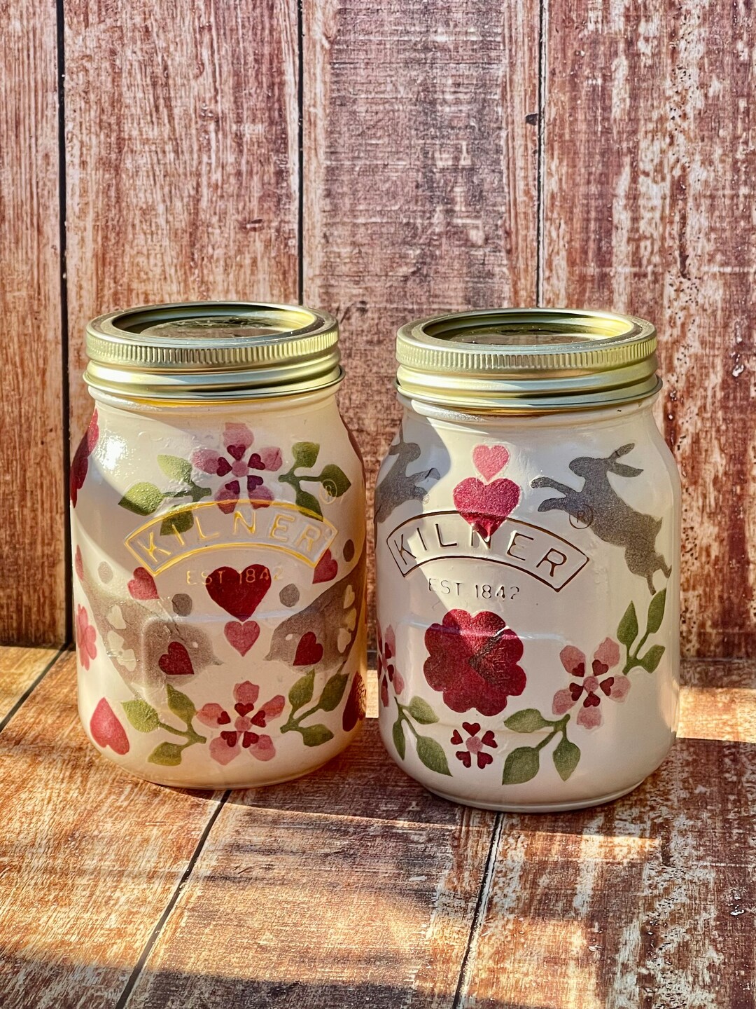 Emma Bridgewater Inspired Kilner Jars, Love Birds, Storage Jars, Pretty ...