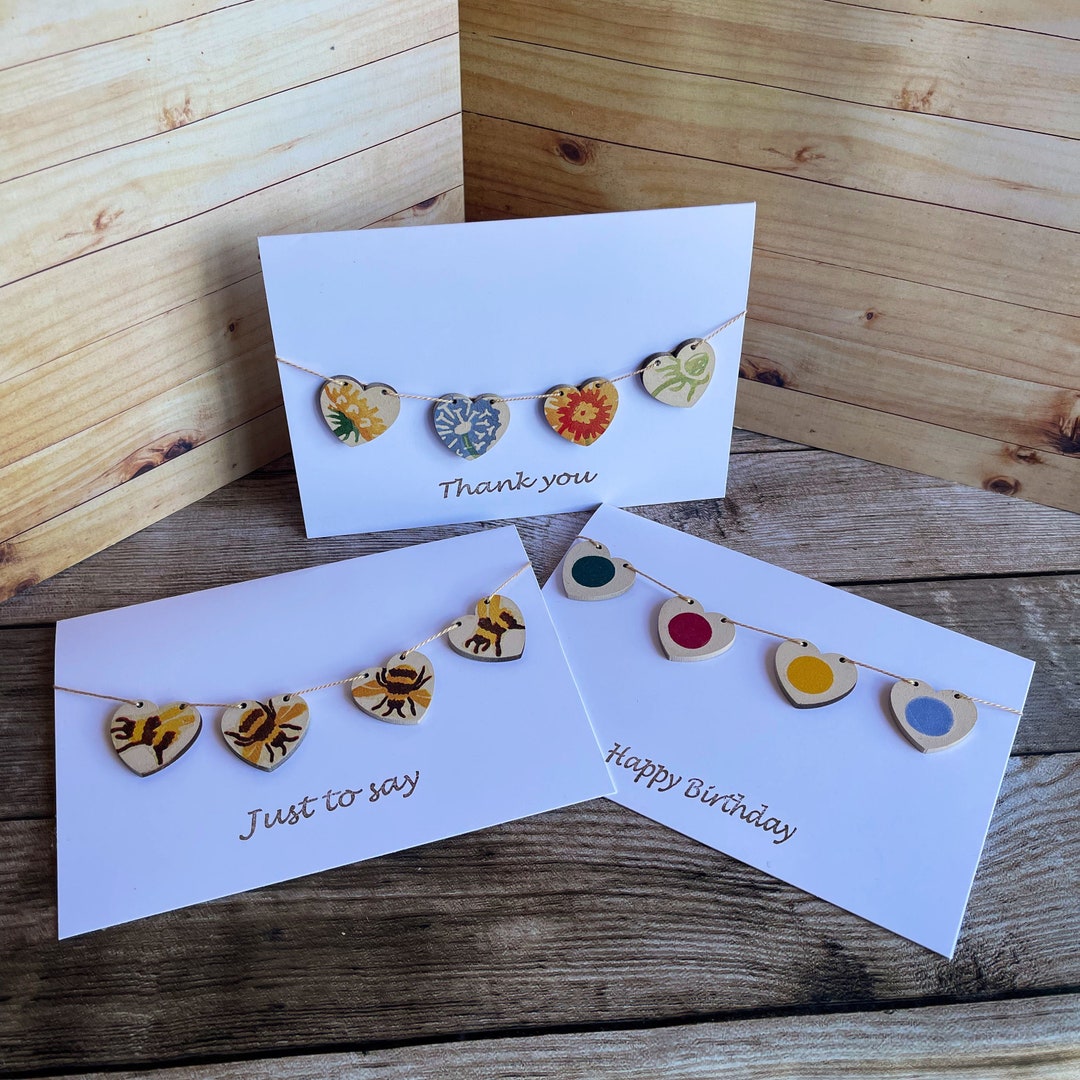 Emma Bridgewater Inspired Keepsake Card, Removable Bunting, Birthday ...