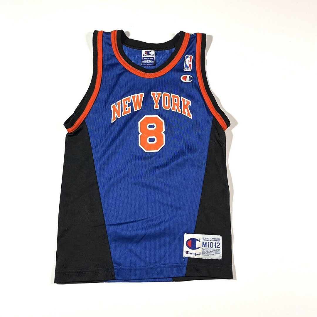 Youth VTG 1990s Champion New York Knicks Latrell Sprewell Jersey Medium ...