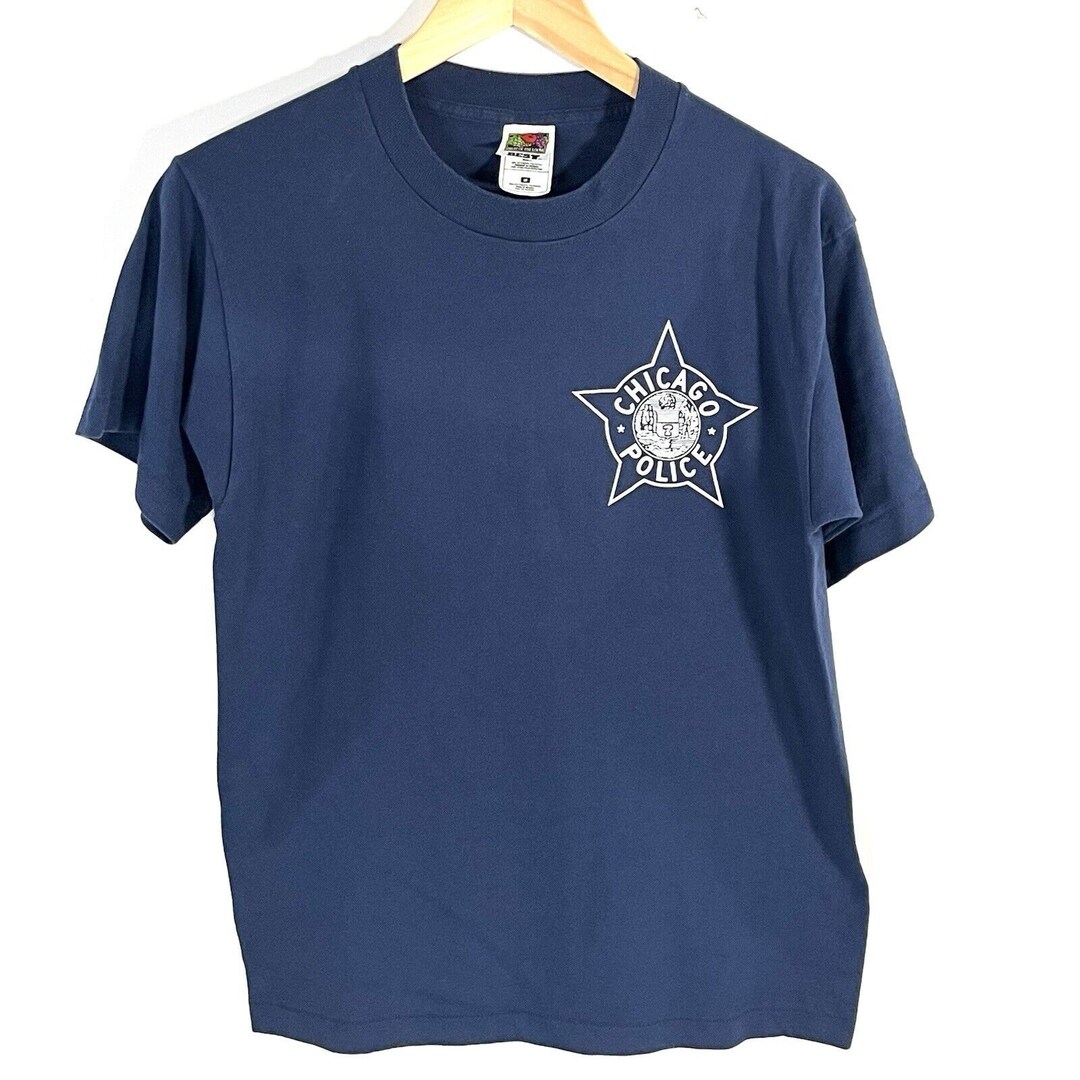 2000s Fruit of the Look Chicago Police Graphic T-shirt Size Medium - Etsy