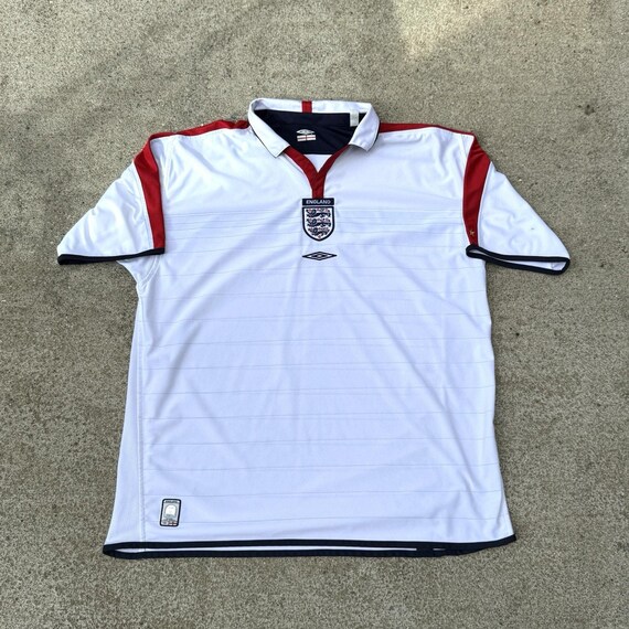 2003-2004 England National Team Soccer Jersey Footbal… - Gem
