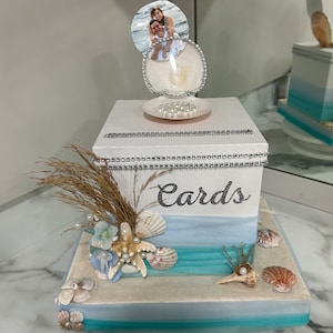 Wedding Beach Card Box, Gift Card Box, Wedding Card Box - Etsy