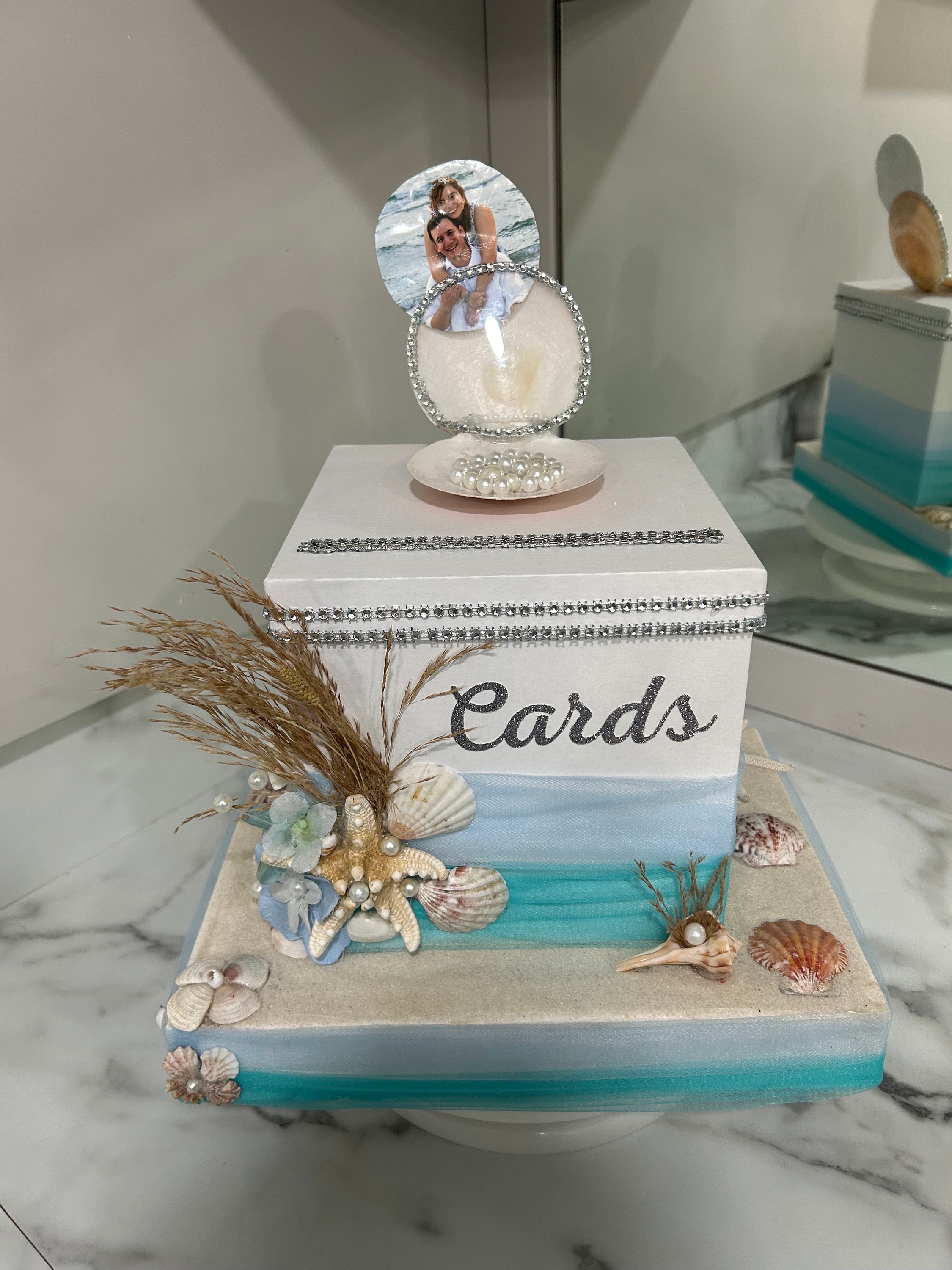 Beach Themed Wedding Card Box Ideas
