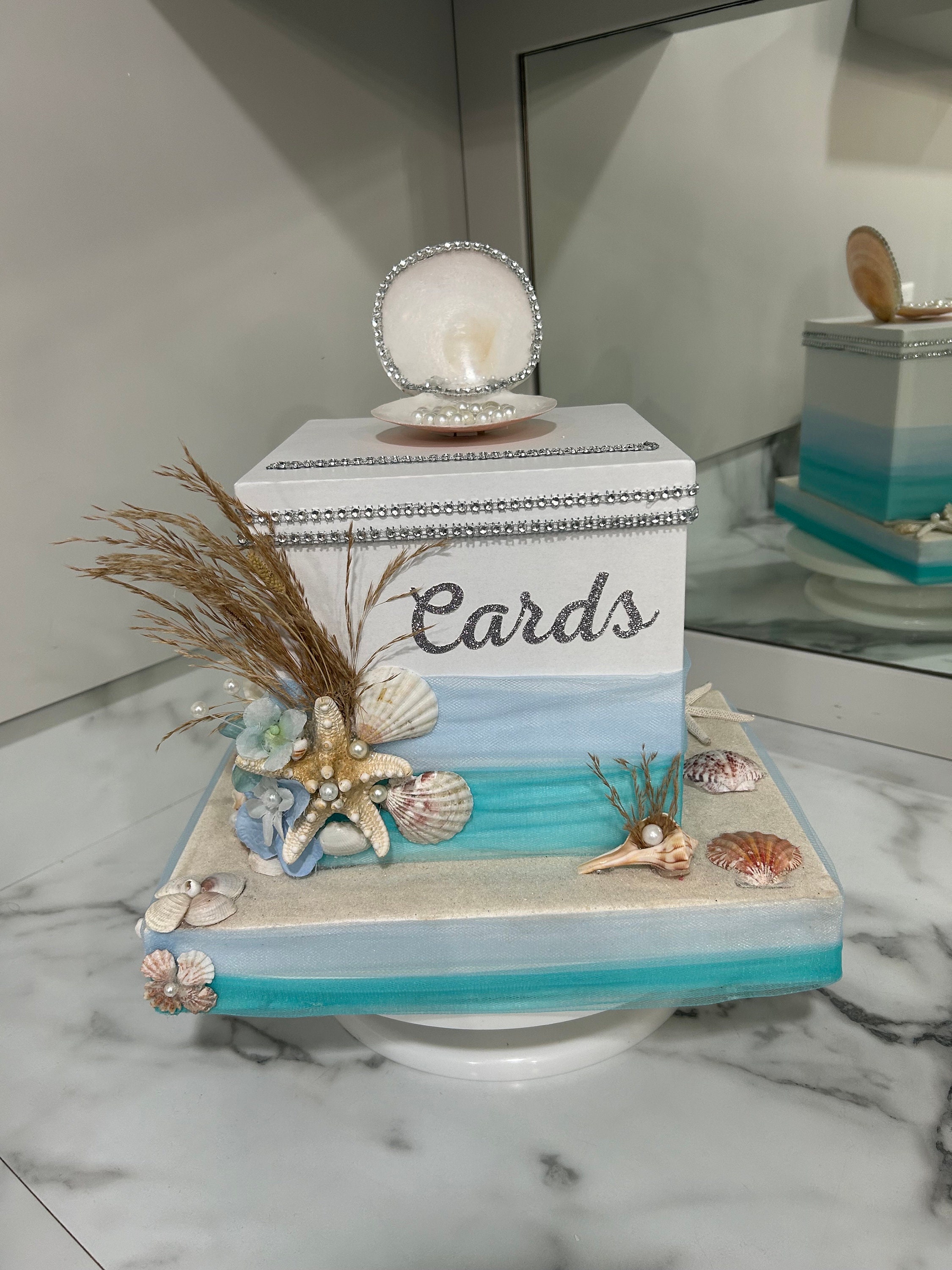 Beach Themed Wedding Card Box Ideas