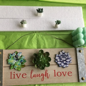 Cactus Office Home Decor Gift Set Cacti Push Pins Felt Bulletin Board ...