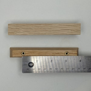 Sleek Modern White Oak Drawer Pull, 3 Inch CTC - Etsy