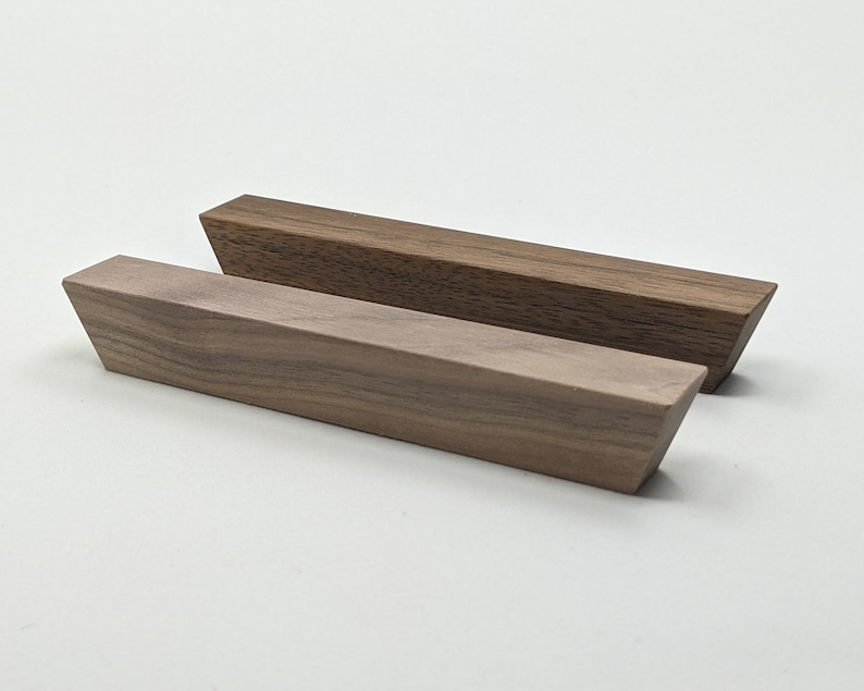Sleek Modern Walnut Drawer Pull 3 Inch CTC - Etsy