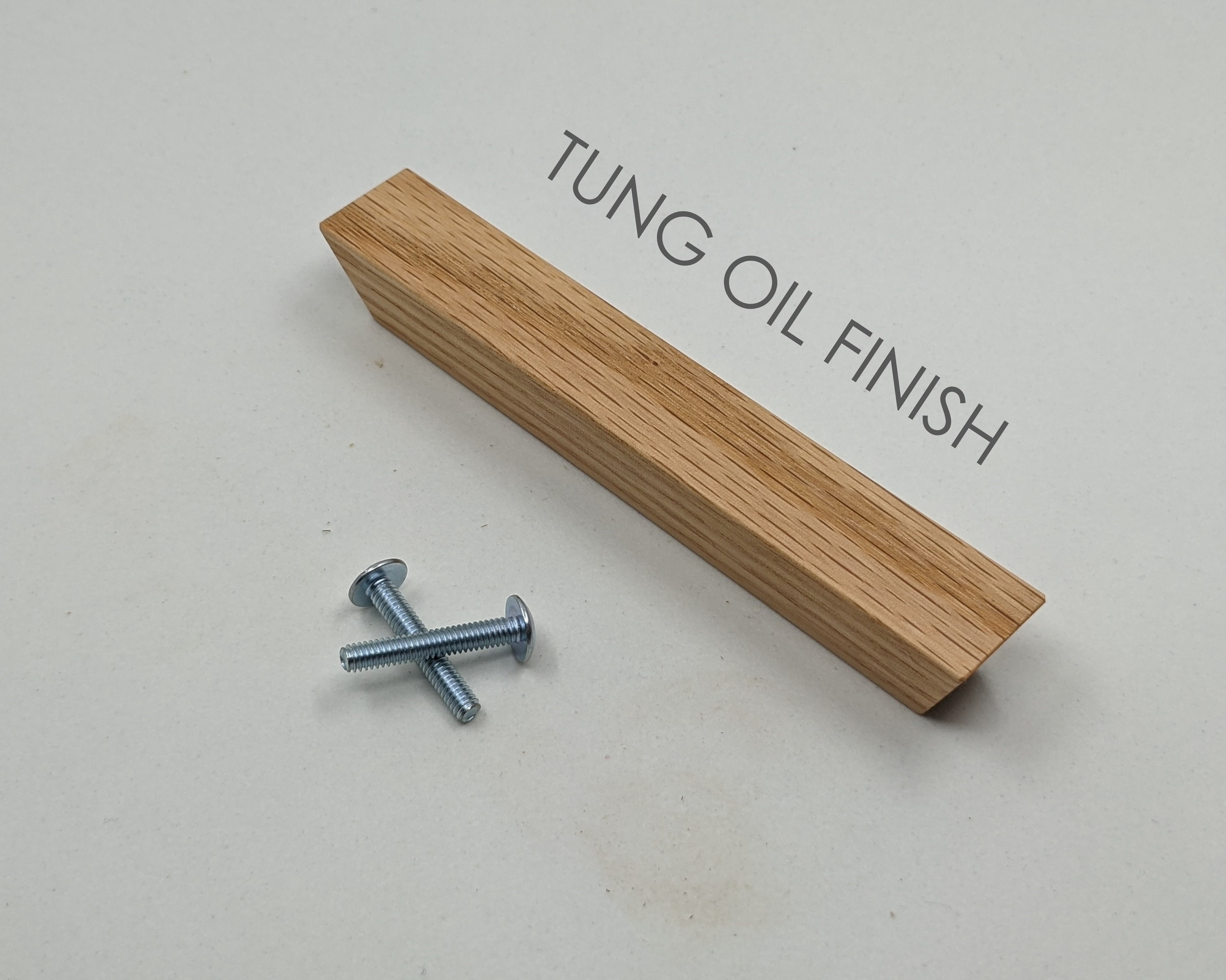 Sleek Modern Red Oak Drawer Pull 3 Inch CTC - Etsy