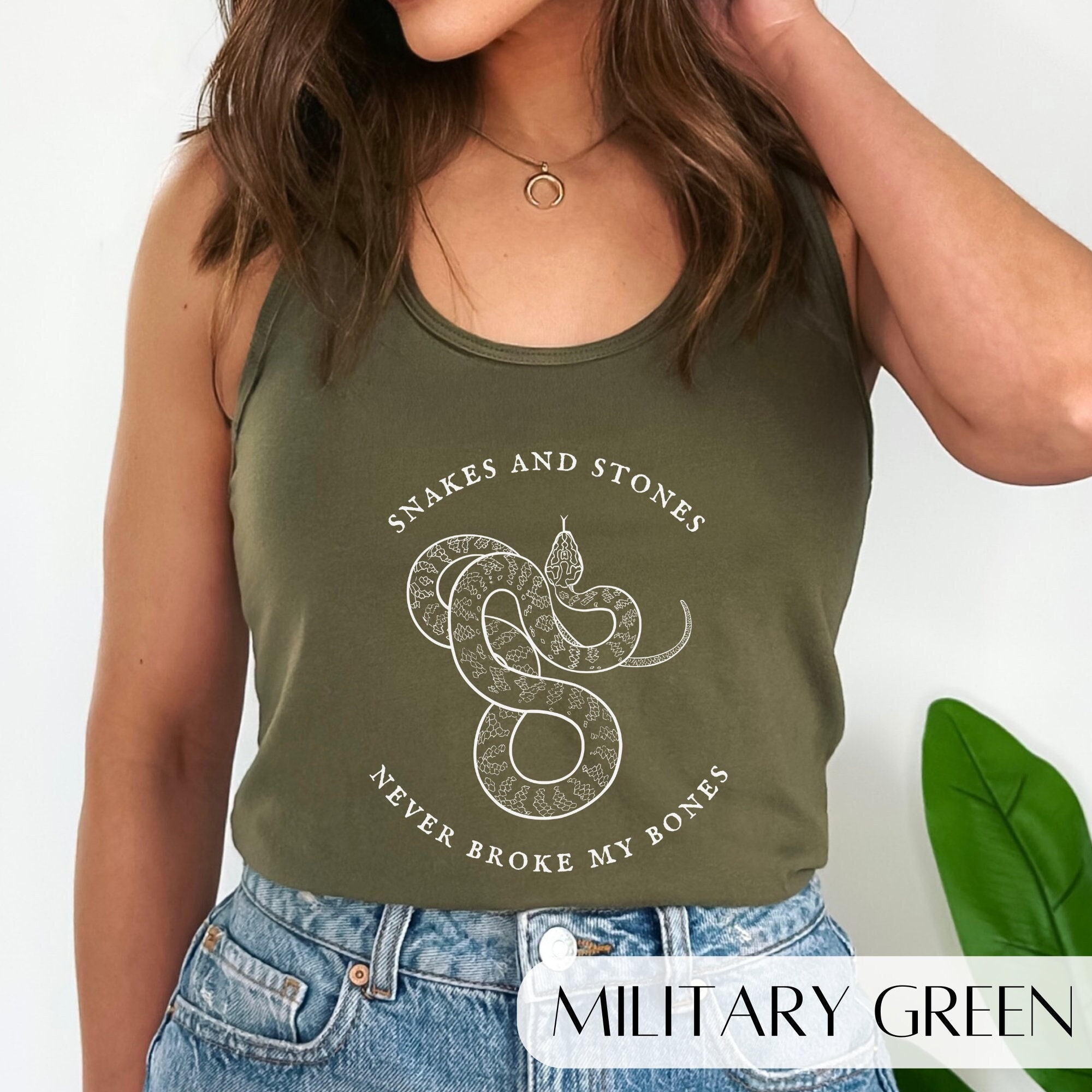 Snakes and Stones Taylor Swift Racerback Tank Top Subtle Taylor Swiftie ...