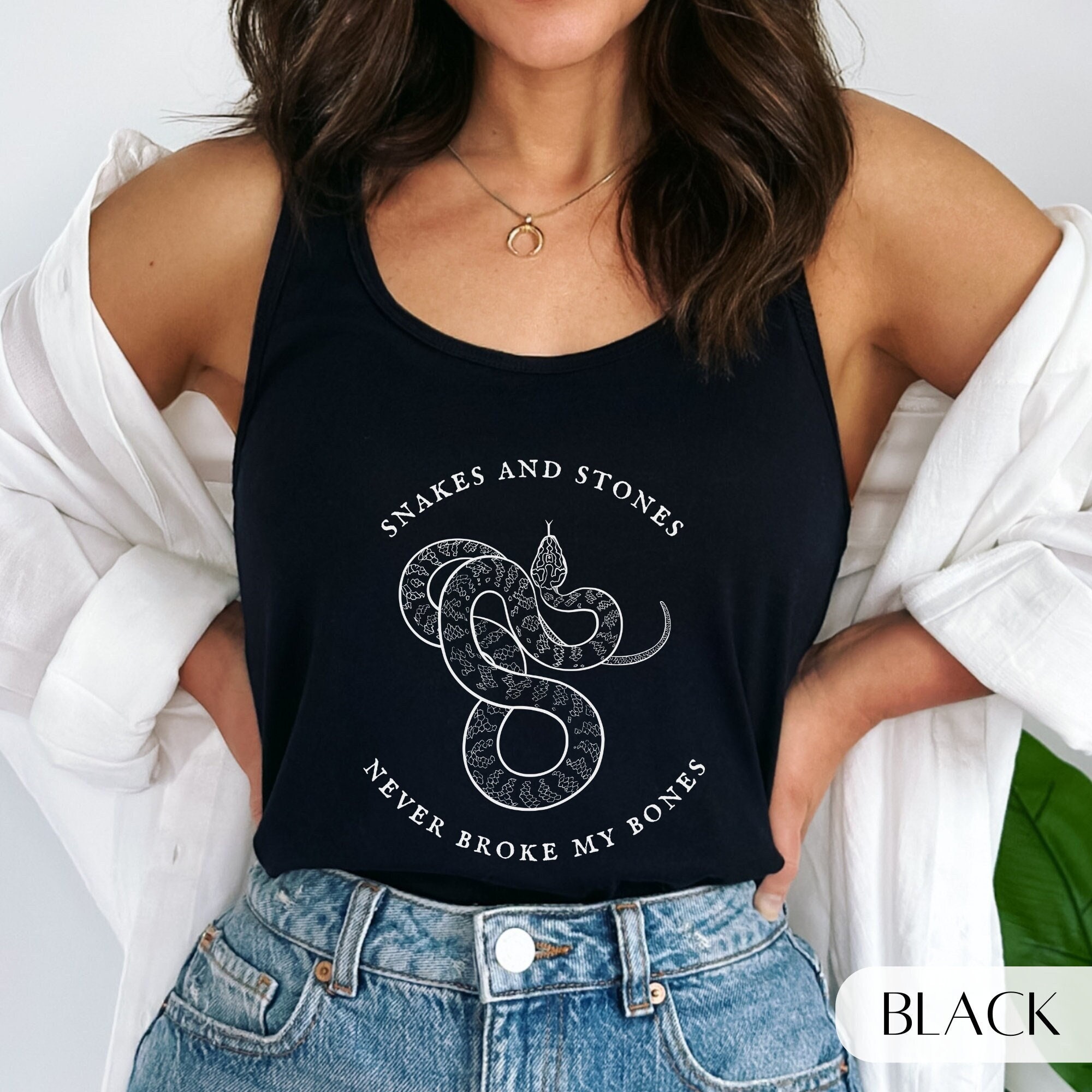 Snakes and Stones Taylor Swift Racerback Tank Top Subtle Taylor Swiftie ...