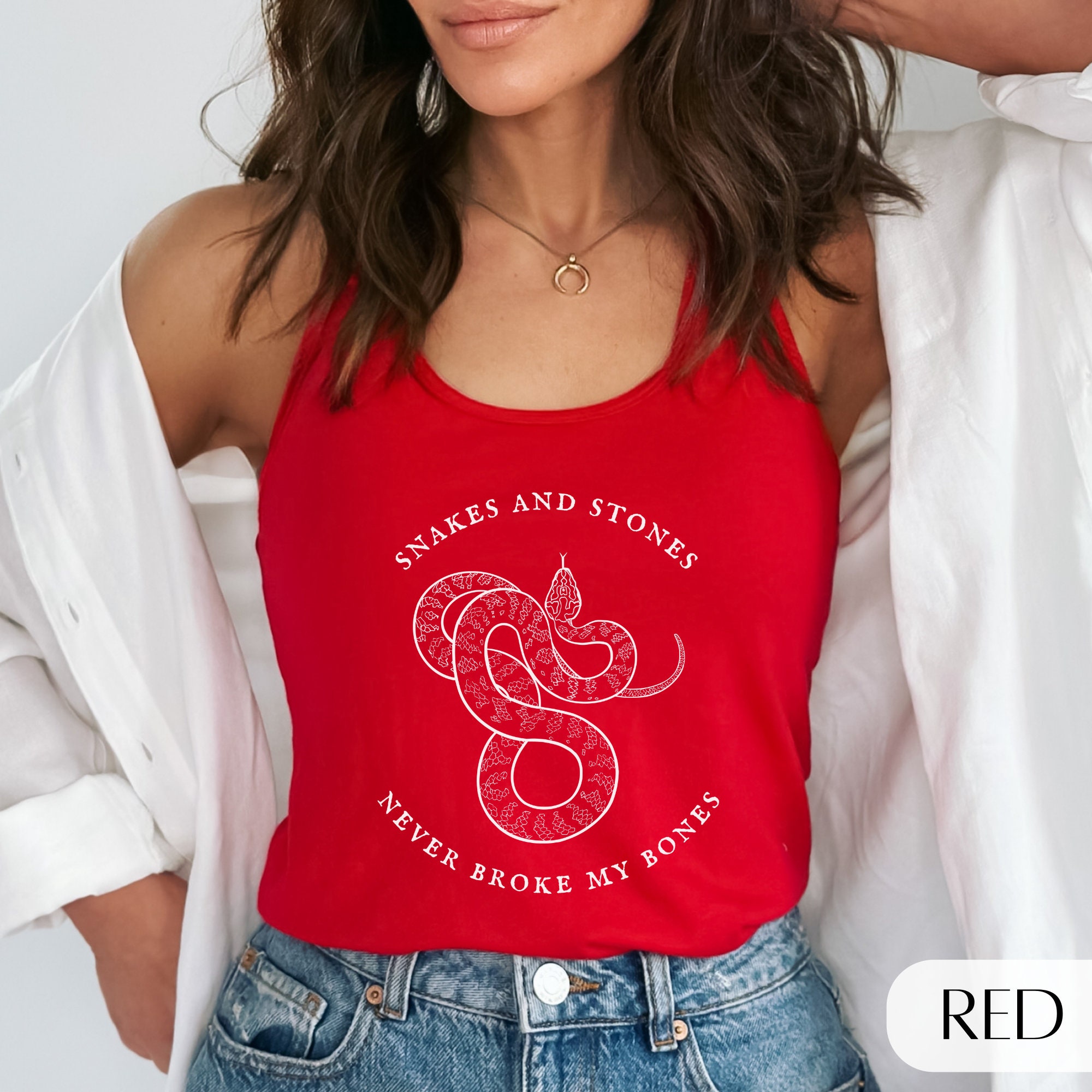 Snakes and Stones Taylor Swift Racerback Tank Top Subtle Taylor Swiftie ...