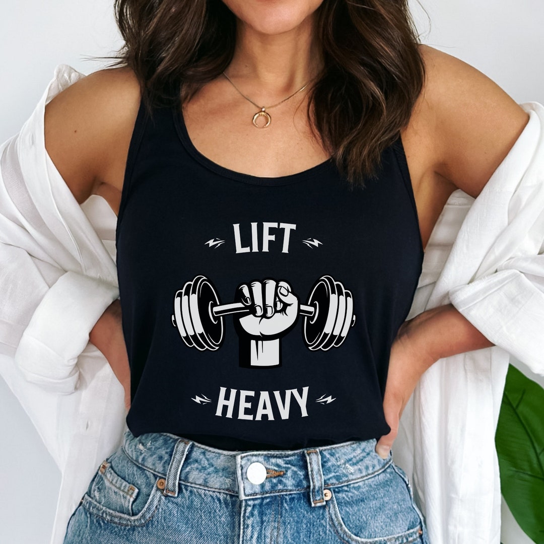 Lift Heavy Workout Shirt Weight Lifting Shirt Funny Workout Tank ...