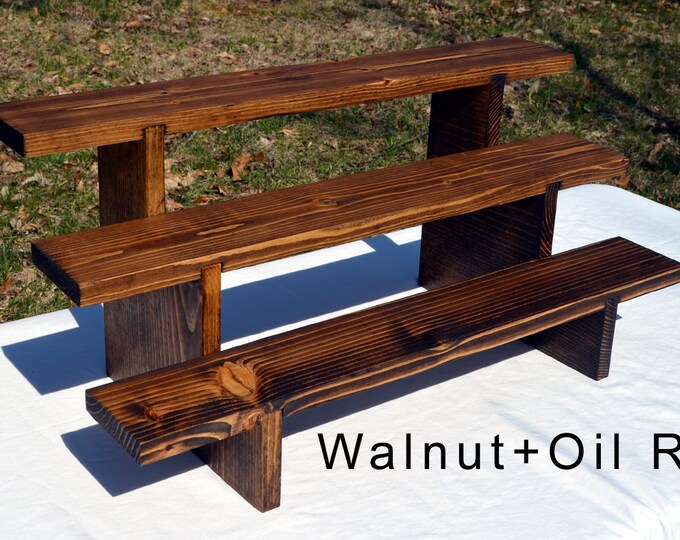 3-shelf 24” Collapsible Vendor Display Stand - 3.5" Wide Shelves - Etsy