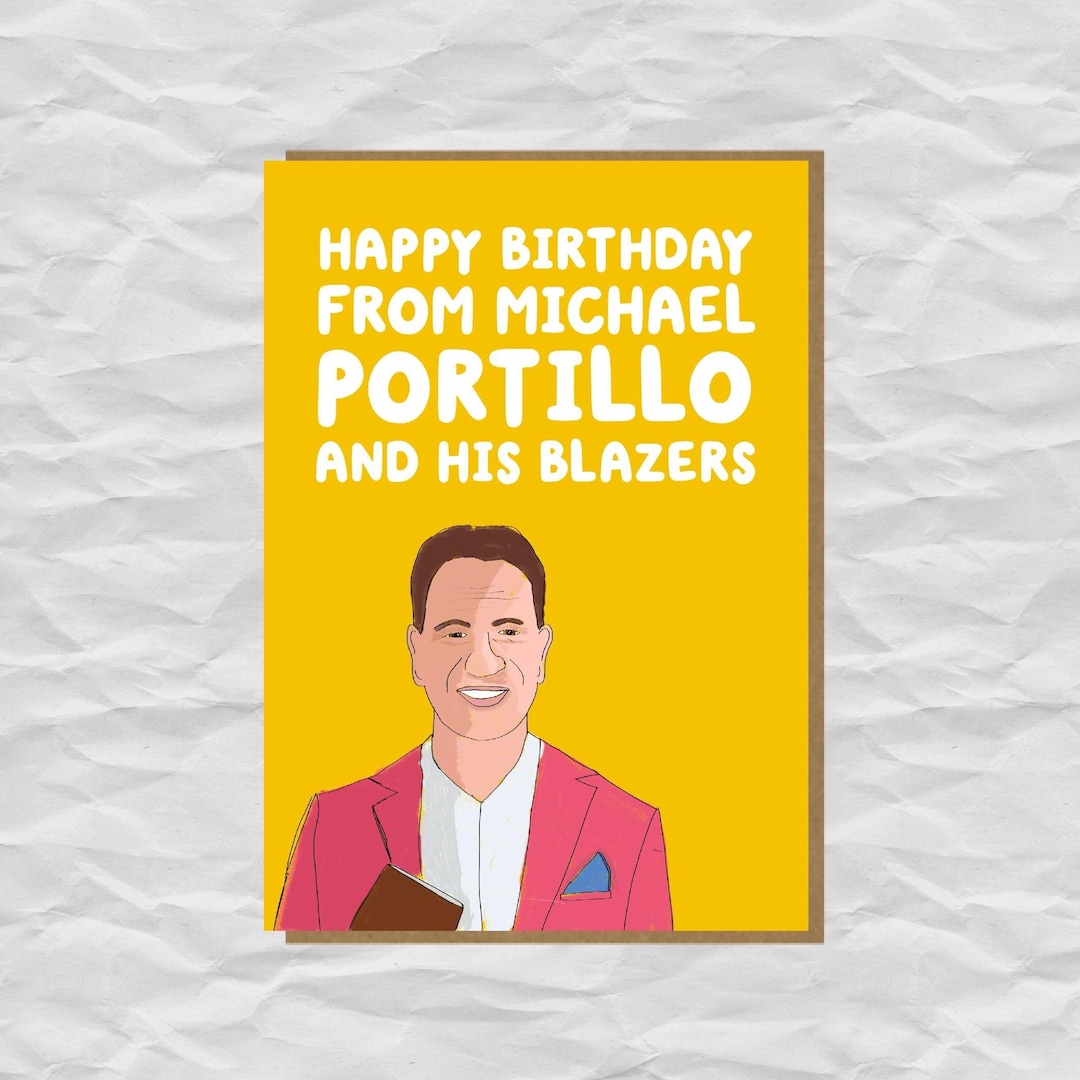Vintage Car Birthday Card: Funny Michael Portillo Train Design - Etsy UK