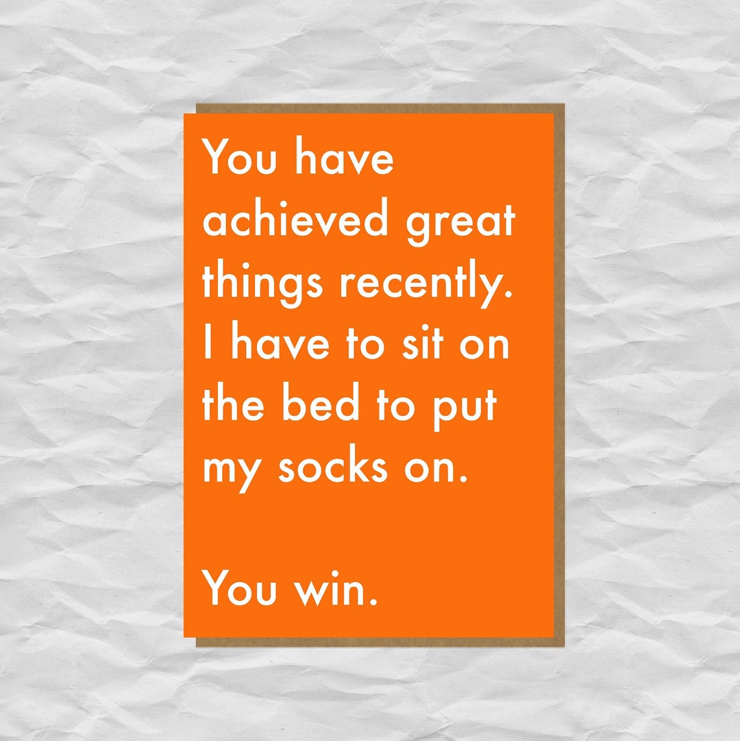 Funny Congratulations Card: Well Done, New Job, Exam Success - Etsy UK