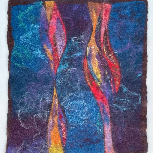 Felted Artwork - Etsy
