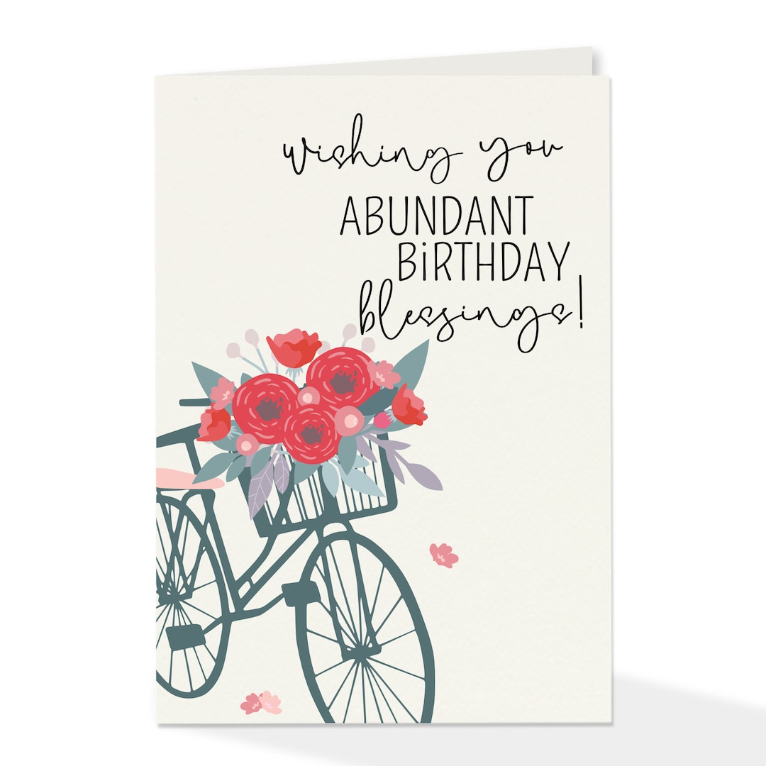 Christian Birthday Card Christian Greeting Card for Friend Religious ...